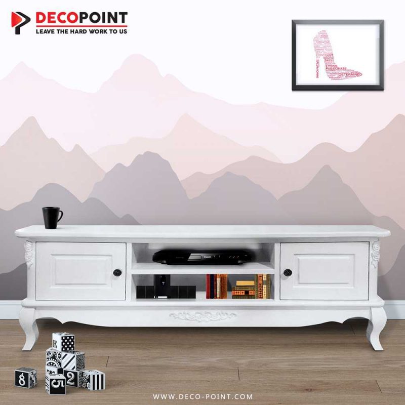 Meja TV Kayu Yogyakarta, Modern Minimalis - Decopoint Jogja